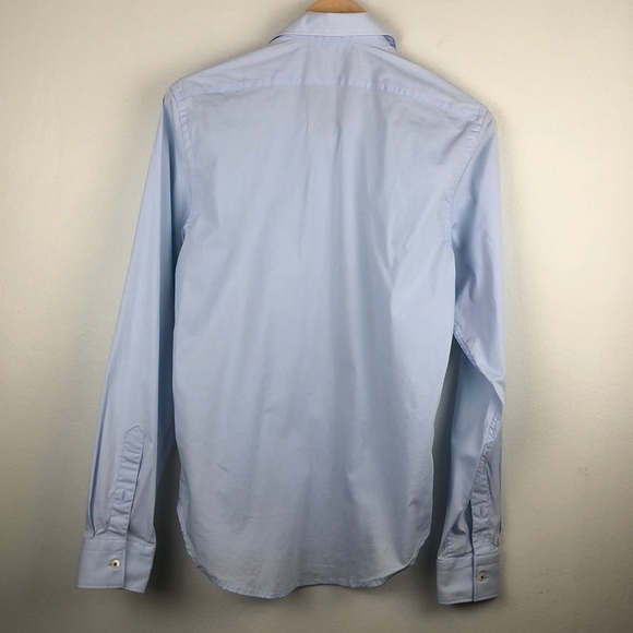 Zara | Shirts | Basic Zara Man Super Slim Fit Light Blue Shirt M | Poshmark
